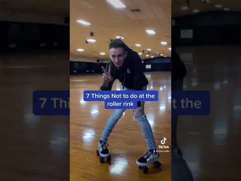 Things not to do when you visit the rollerskating rink! #shorts #rollerskating