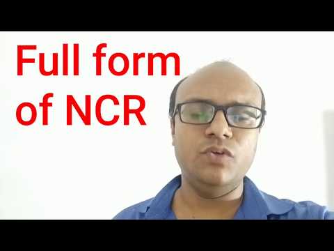 NCR full form I Full form of NCR I NCR ka full form kya hota hai