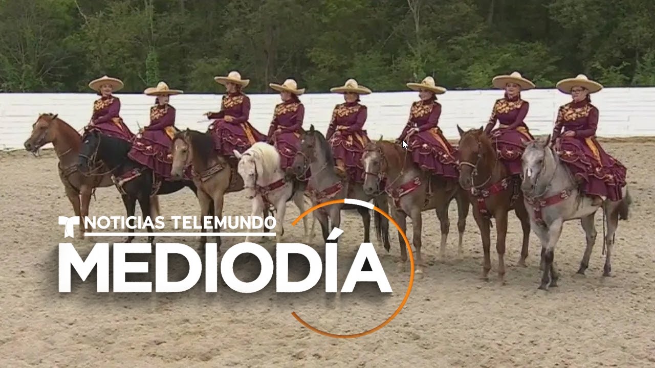 Conoce a la Escaramuza Charra y sus bailes a caballo | Noticias Telemundo
