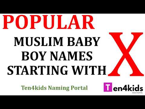 Popular Muslim Baby Boy Names Starting with X