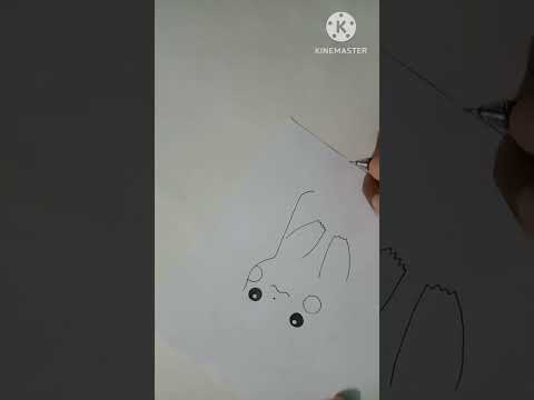 Drawing Of pikachu pokemon ❤️🥰😘