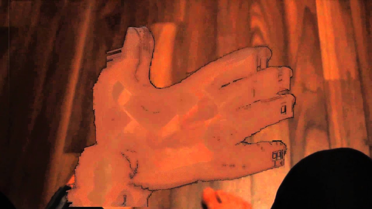 Pixel Sorting Hand Experiment