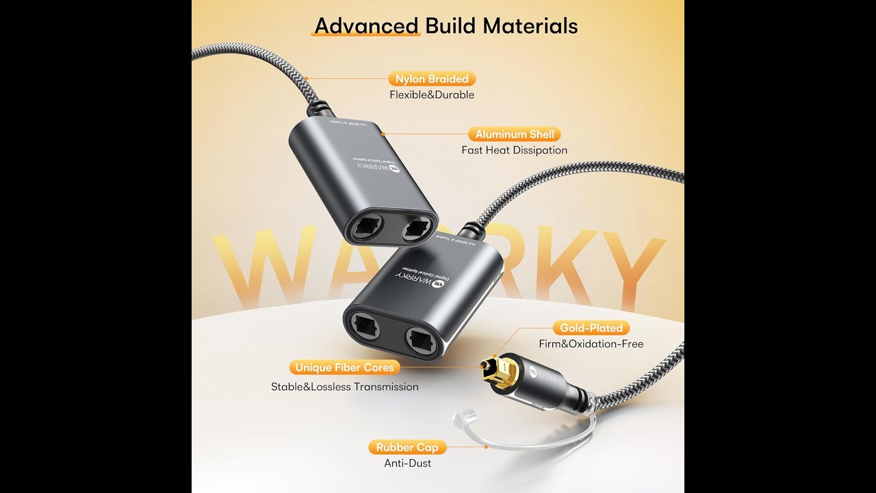 Warrky Optical Audio Splitter Review & Demo 2025