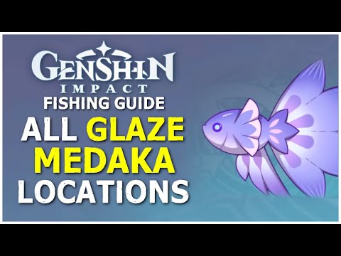 All Glaze Medaka Fish Locations - Genshin Impact
