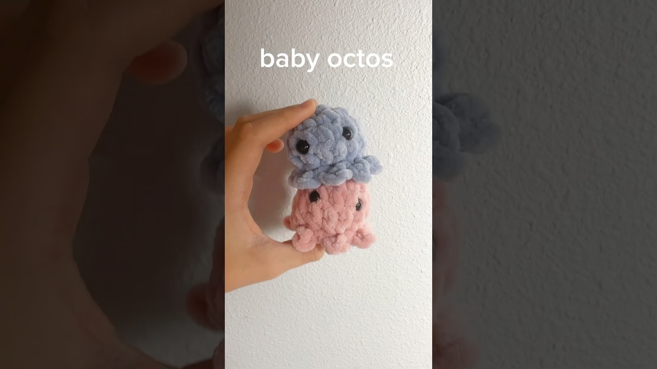 beginner things to crochet under 30 minutes! follow @pinkpalmpuff !