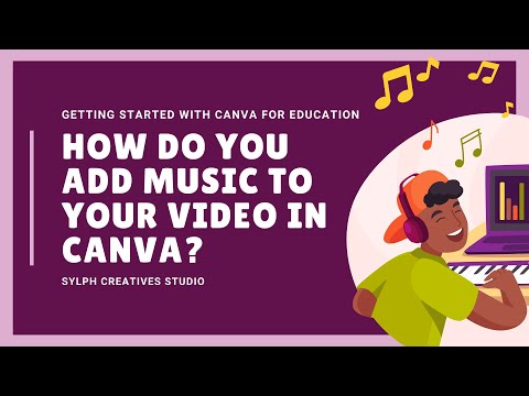 How to Add Music to a Video in Canva | Canva for Beginners
