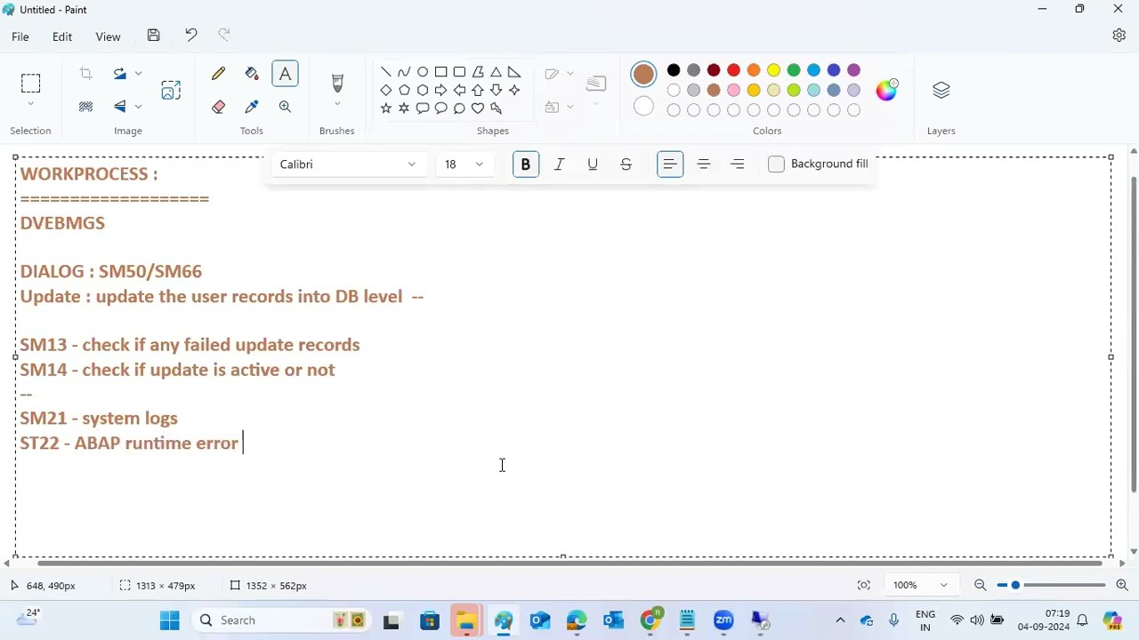 UPDATE and ENQUEUE PROCESS Explanation