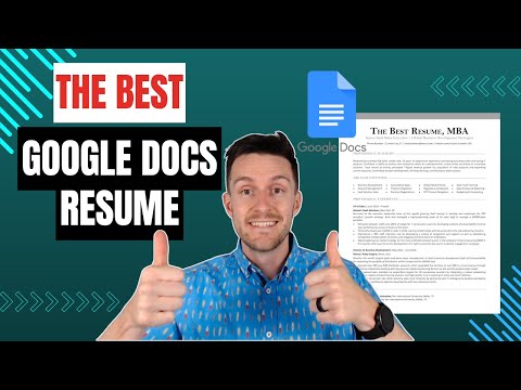 Write the Perfect Resume Using Google Docs (full tutorial and example!)