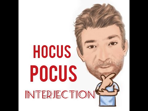 English Tutor Nick P Interjections (90) Hocus Pocus - Origin