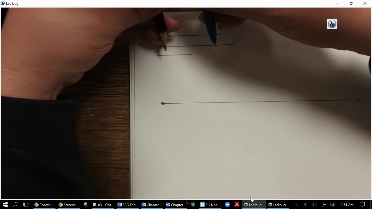 COnstructing a Triangle from 3 Segments