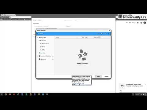 Install Internet Certificates on a Chromebook