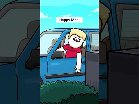 "Adult" Happy Meal 💀 (Original Animation Meme) #shorts