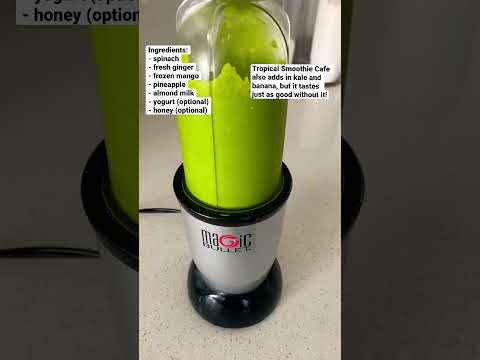 Detox Island Green Smoothie Recipe | Tropical Smoothe Cafe Copycat Recipe