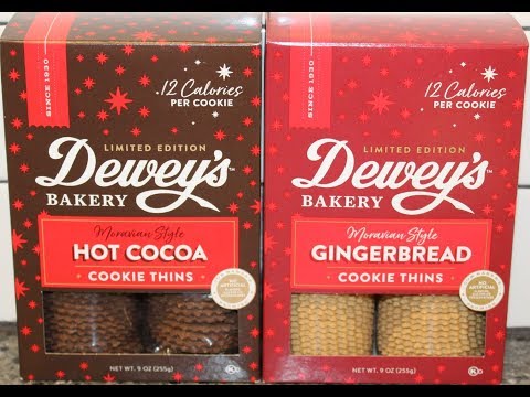 Dewey’s Bakery Moravian Style Cookie Thins: Hot Cocoa & Gingerbread Review