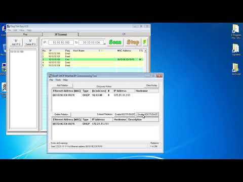 Allen Bradley BootP DHCP EtherNet/IP Commissioning Tool