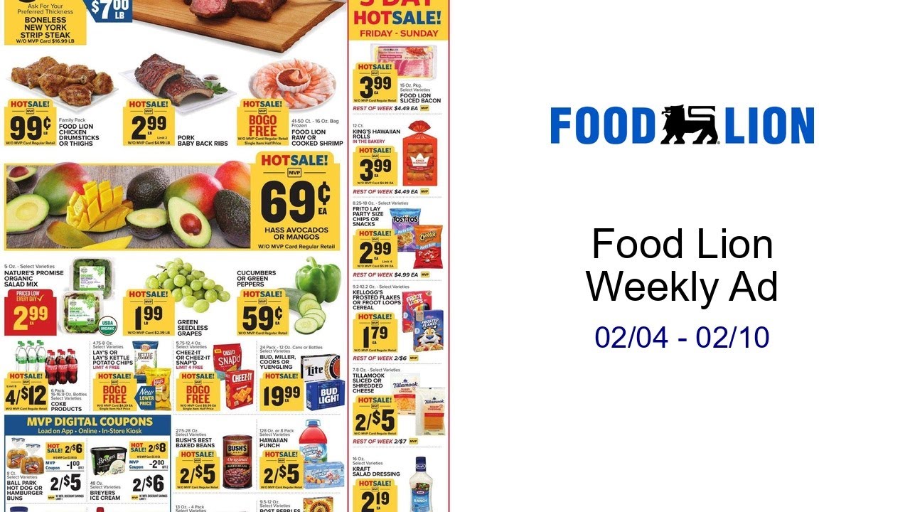 Food Lion Weekly Ad 02/04 - 02/10