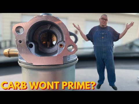 CARBURETOR WONT PRIME? THEN GO CHECK THIS RIGHT NOW!