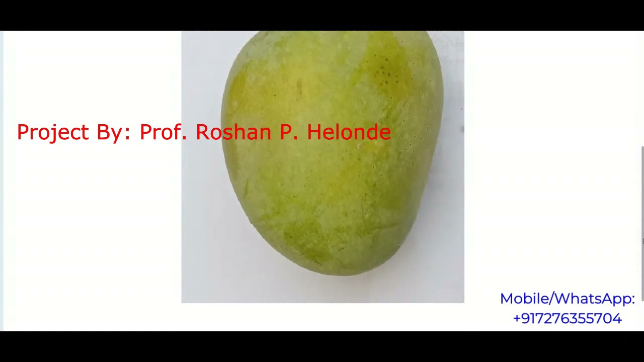 Mango Fruit Disease Detection Using Image Processing | With Source Code | Python Project Code