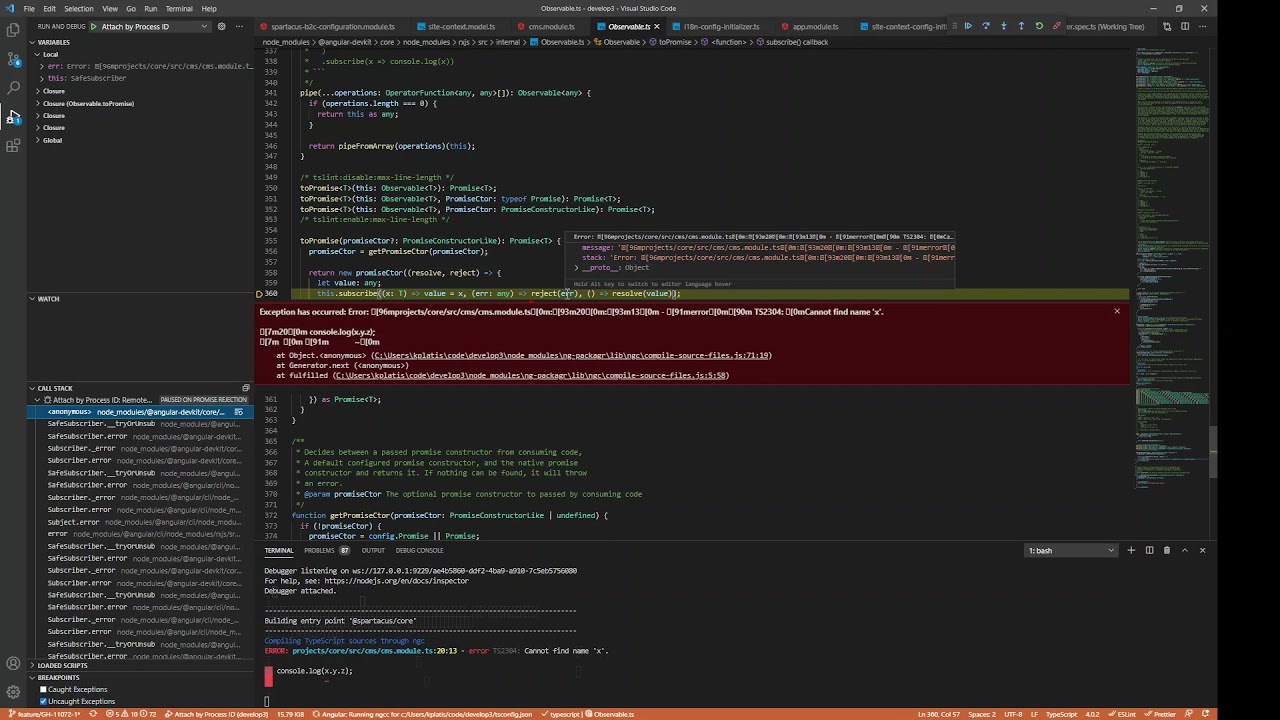 🐛 Debugging the build of an Angular library