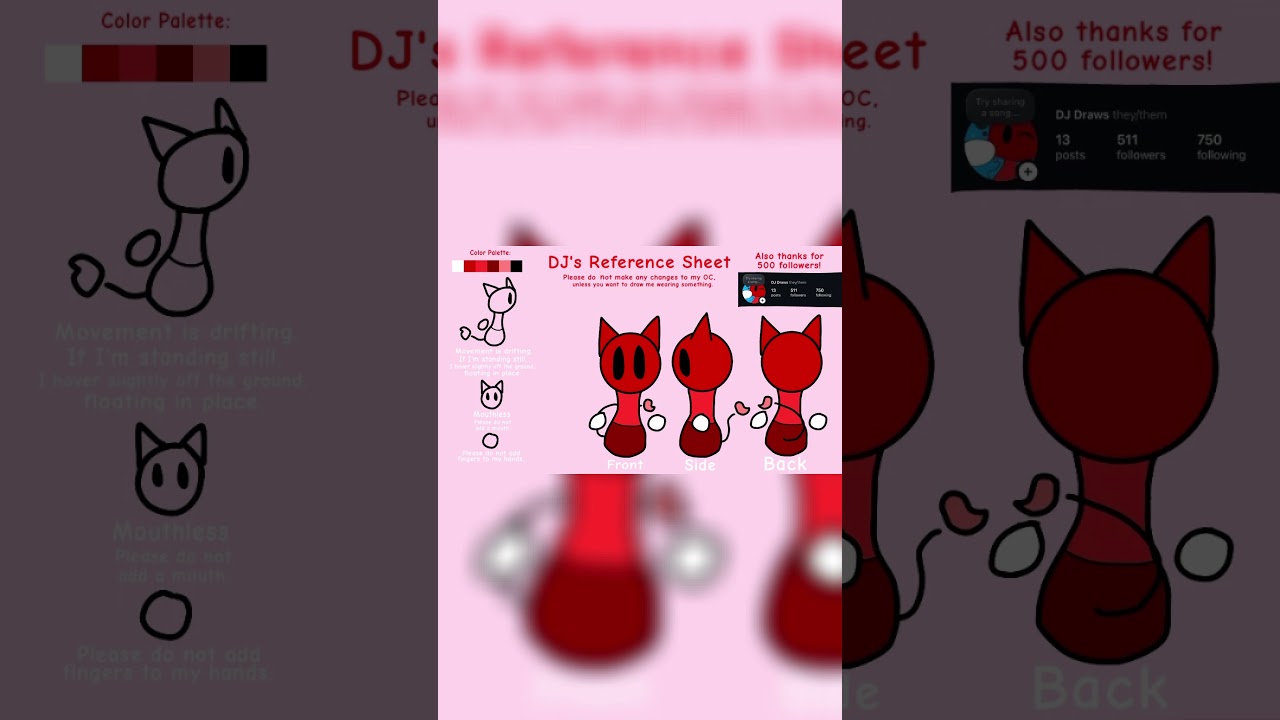 My Reference Sheet! #referencesheet #art