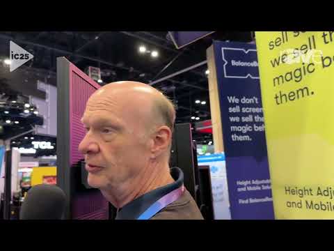 InfoComm 2025: BalanceBox Shows BalanceBox 650 Adjustable Mobile Stand with Planar 136 dvLED Wall