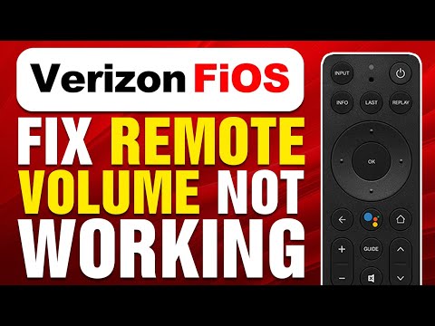 How To Fix Fios Remote Volume Not Working