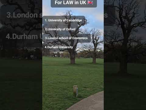 Best Universities For LAW in UK | UK Diaries