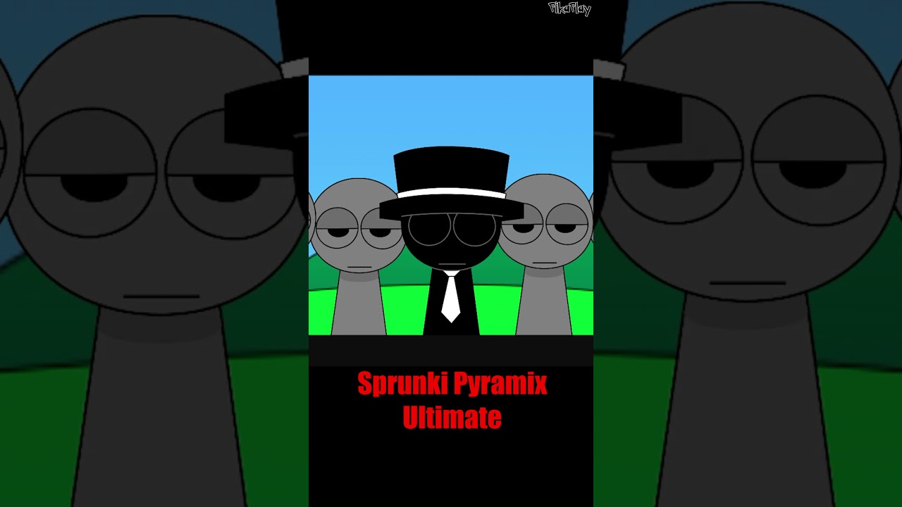 All Black JUMPSCARES in Sprunki Pyramix Mods! #sprunki  #incredibox