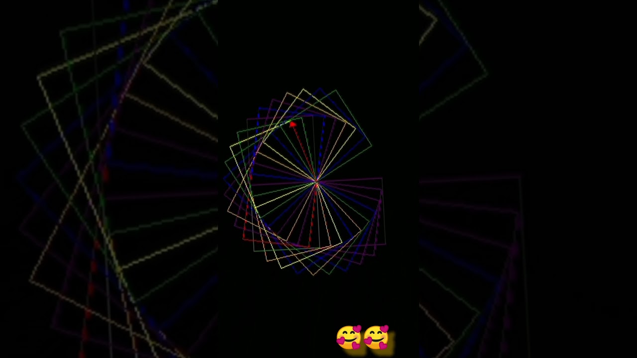 Amazing rectangular flower🌻 using python #coding #trending