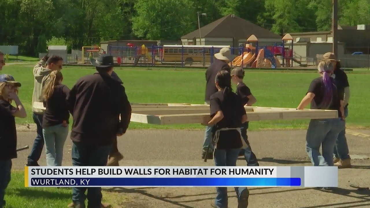 Greenup County students help Habitat for Humanity