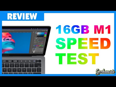 M1 MacBook Pro 16GB RAM + 512GB SSD Speed Test