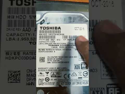 WD Blue Pc Hard Drive Vs Toshiba 1 TB Hard Drive Review #review #toshiba #harddisk #wd #ssd #shorts