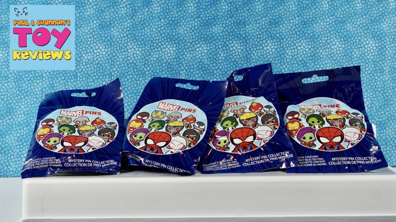 Disney Marvel Pins Mystery Pin Collection Blind Bag Opening | PSToyReviews