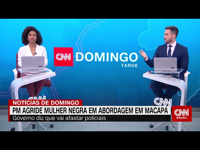 Mulher negra leva soco no rosto durante abordagem da PM em Macapá | CNN ...