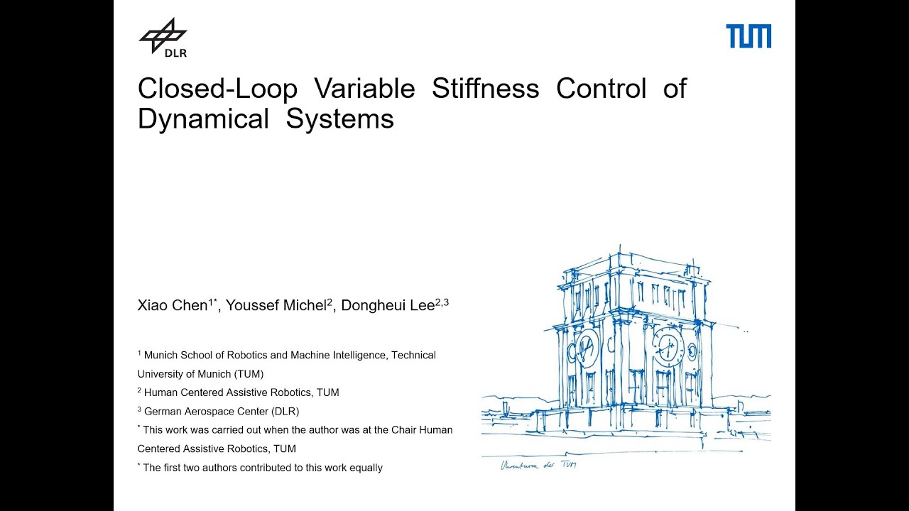 Closed-Loop Variable Stiffness Control of Dynamical Systems - Narration