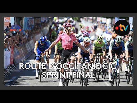 Course cycliste Route d'Occitanie CIC - Étape 2 - sprint final et victoire de Marijin Van den Berg
