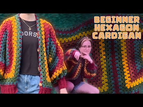 [Beginner] HEXAGON CARDIGAN TUTORIAL (kind of)