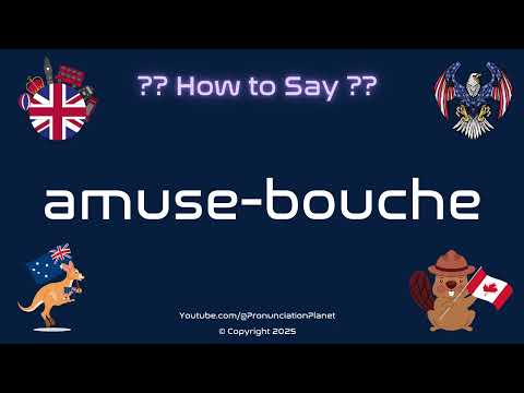 🍽️👅 How to Pronounce amuse-bouche? (CORRECTLY) | Pronunciation Planet