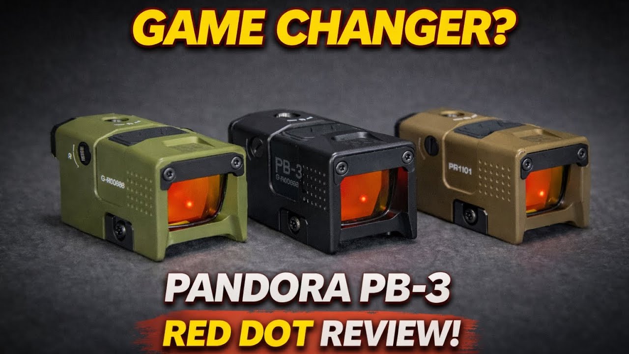 CORD Pandora PB-3 Red Dot Review — Best Enclosed Micro Reflex Sight? 