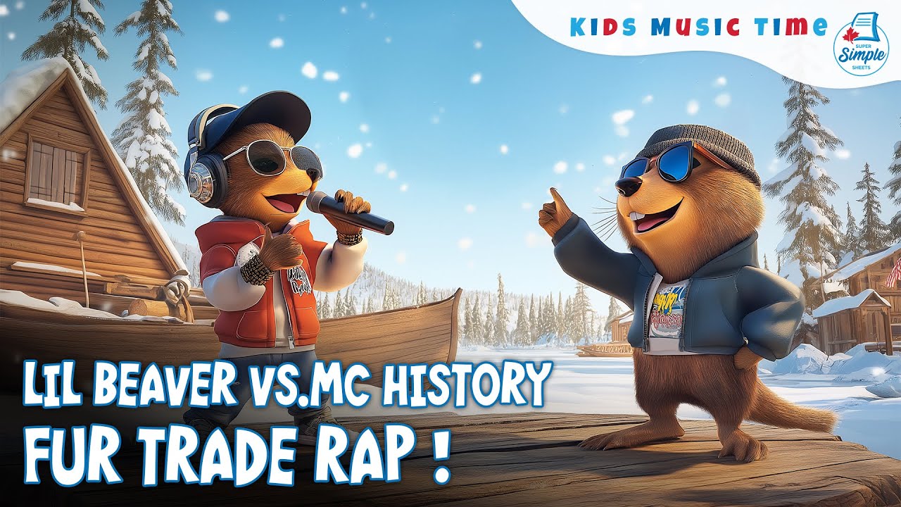 🎵 Canada’s Fur Trade Learn Through a Rap Battle! 🌟 | Kids Social Studies