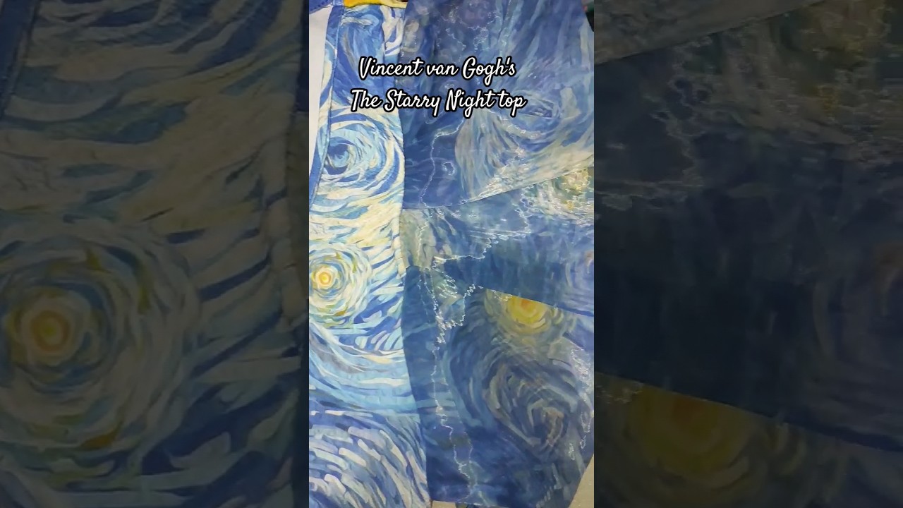 Vincent van Gogh's 'The Starry Night' top | Shein mini