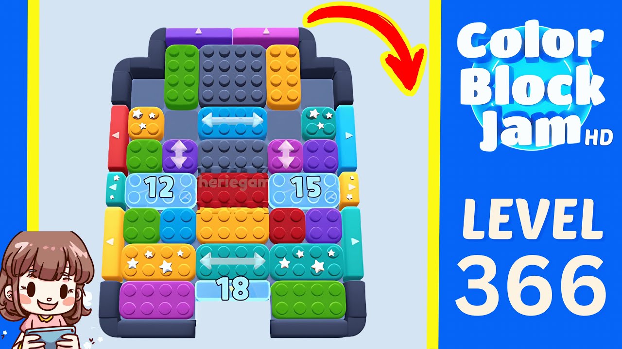Color Block Jam Level 366 Solution Walkthrough