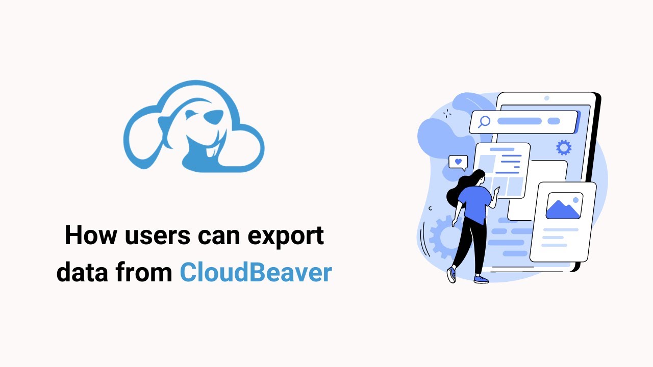 How users can export data from CloudBeaver