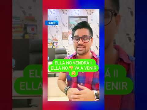 She will not come in Spanish | Ella no vendrá | #spanish #english #shorts