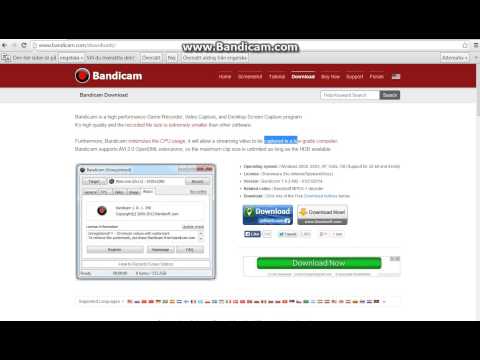 How to: Download Bandicam, free screen recording software (NO SPYWARE/ ADWARE/ VIRUS)