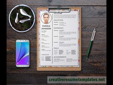 Creative Resume Template In MS Word