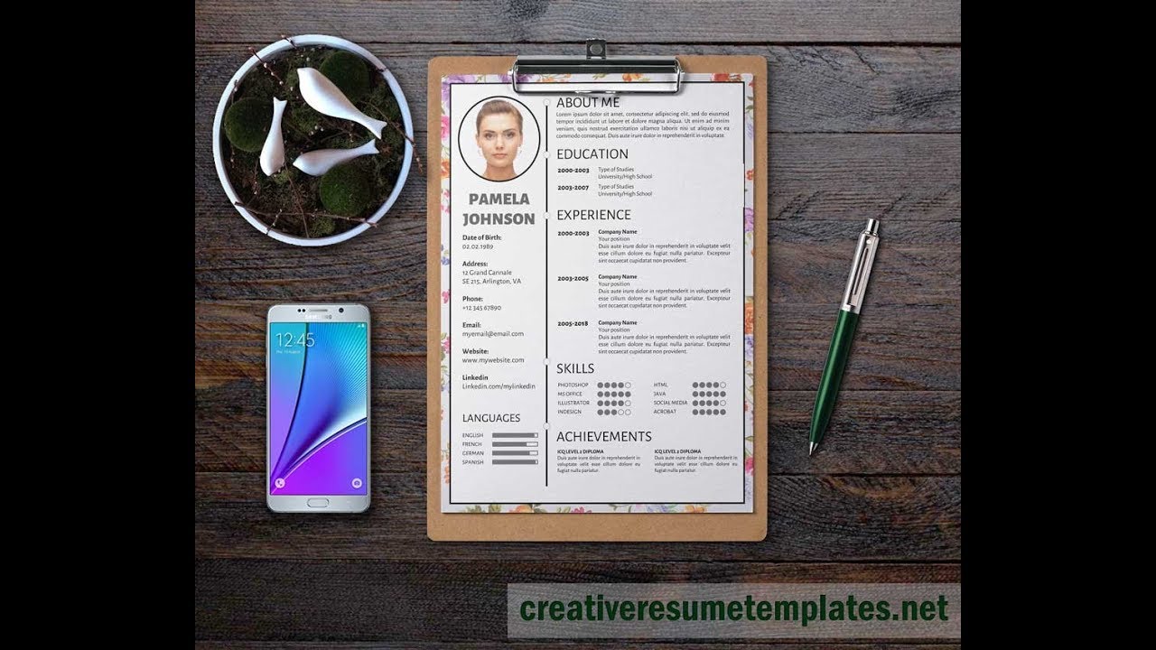 Creative Resume Template In MS Word