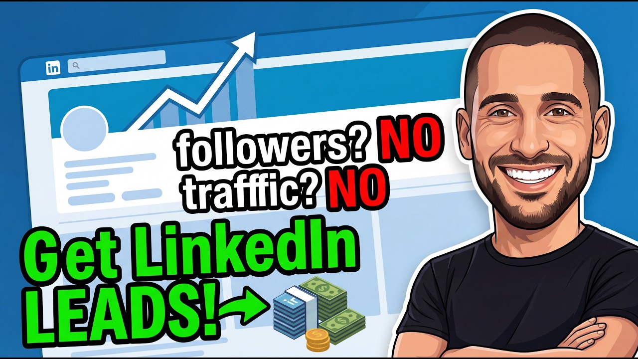 How to Get Leads on LinkedIn Without Followers, or Traffic (2025 Strategy)