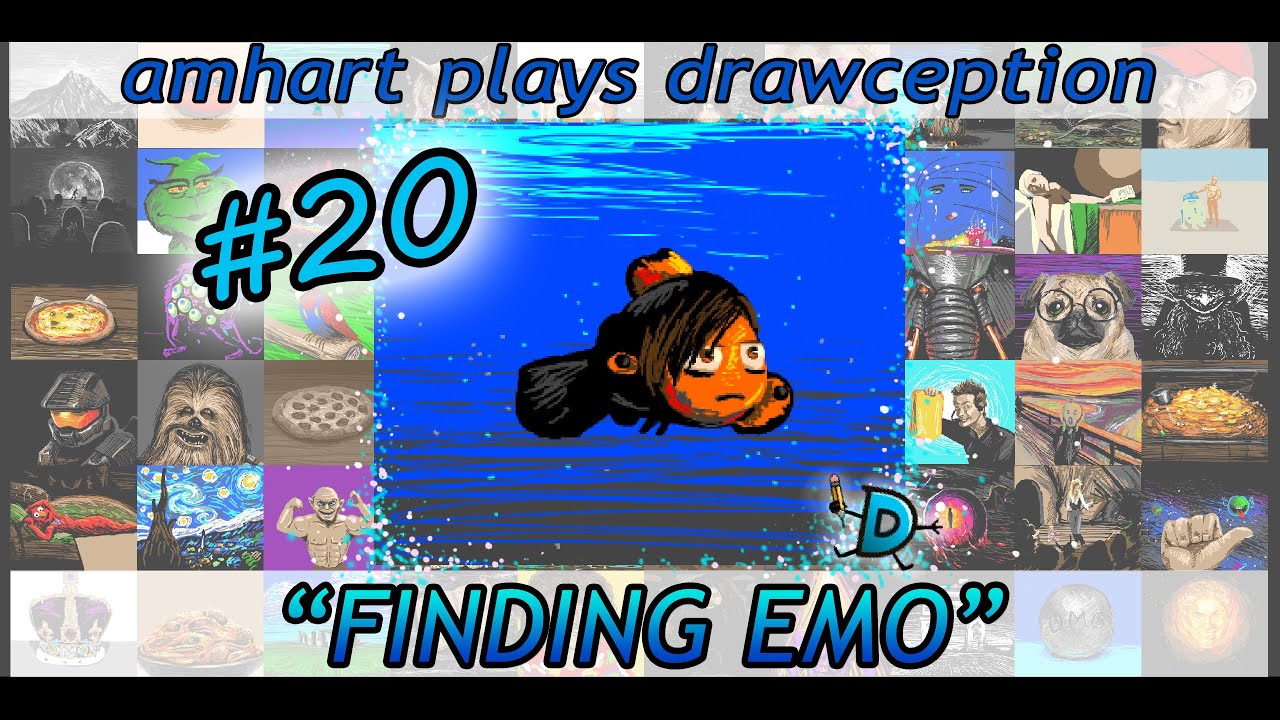 Amhart Plays Drawception - Drawing #20: Finding Emo