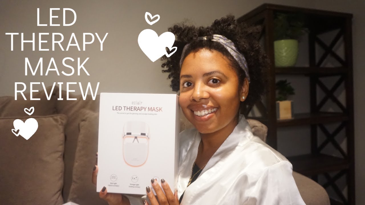 Eclair LED light mask Review & Demo + New skin care routine